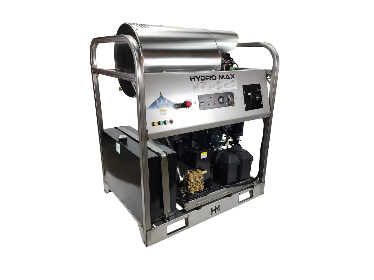 Hydro Max Hot Water Pressure Washer 4000psi @ 8.0gpm Diesel — Stateside ...