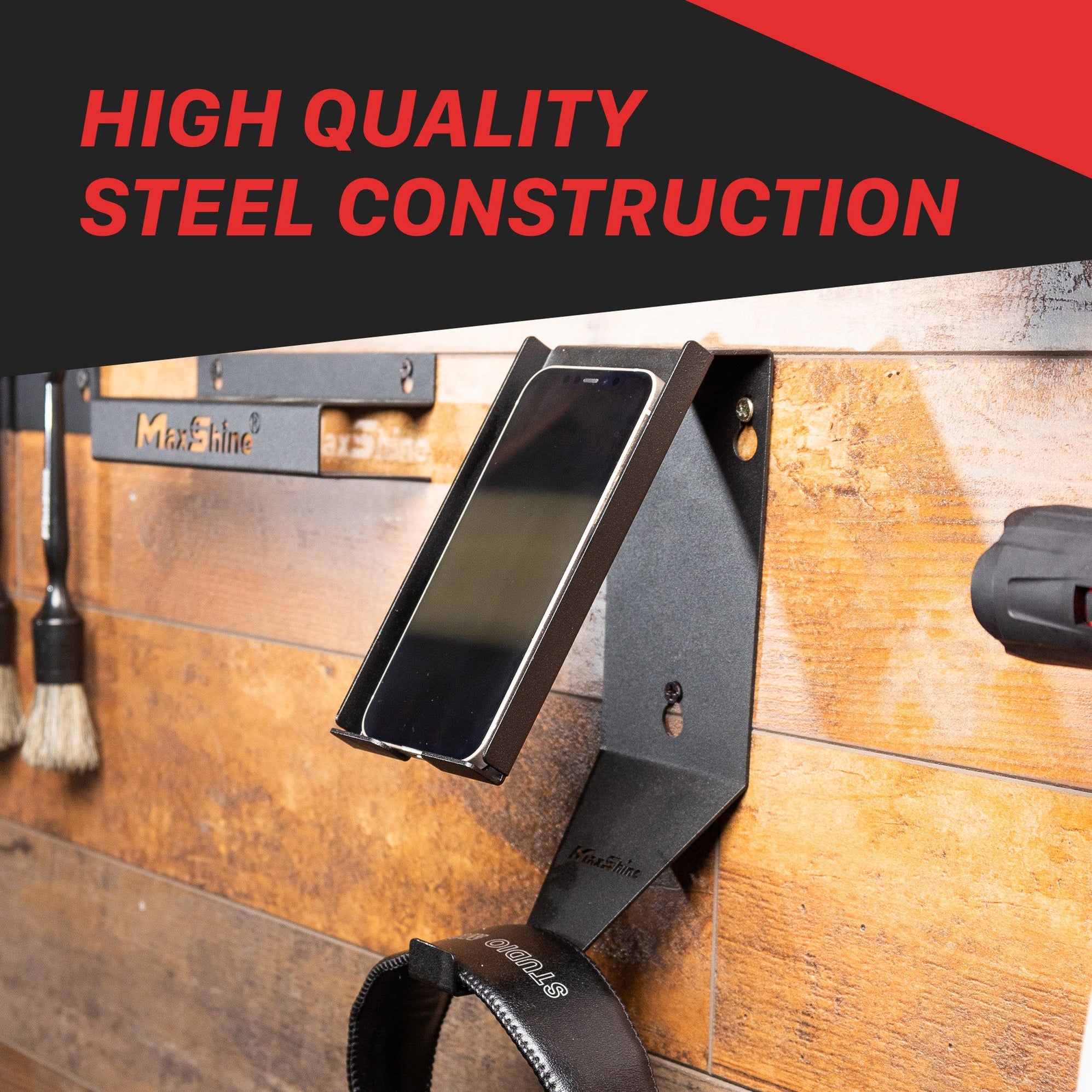 Wall Mount Phone Holder and Headphone Rack — Stateside Equipment Sales