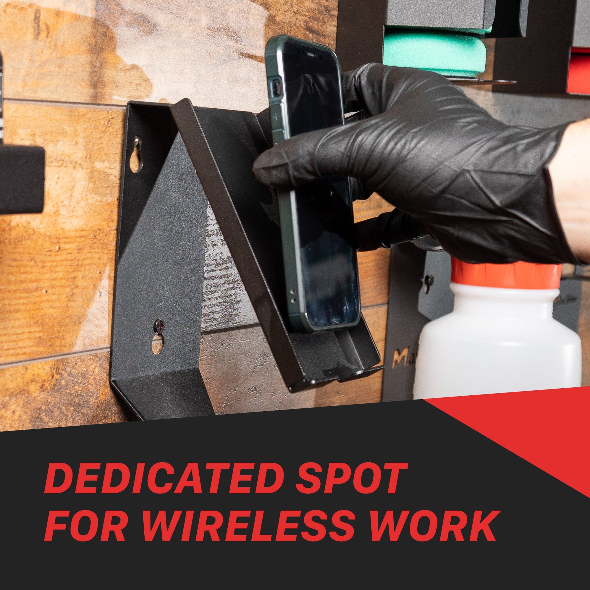 Wall Mount Phone Holder and Headphone Rack — Stateside Equipment Sales