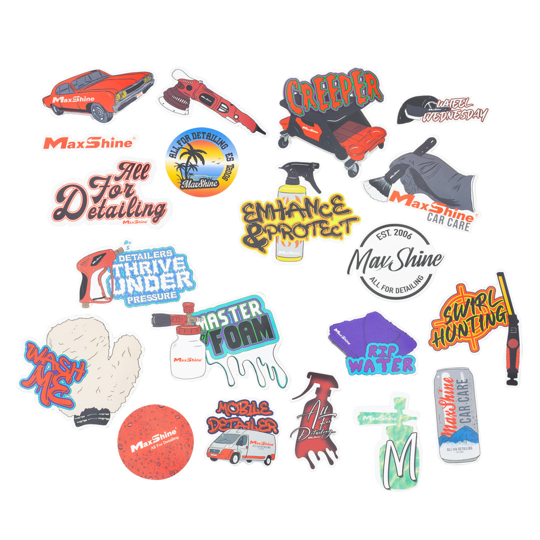 MaxShine Stickers - 20 Pack — Stateside Equipment Sales