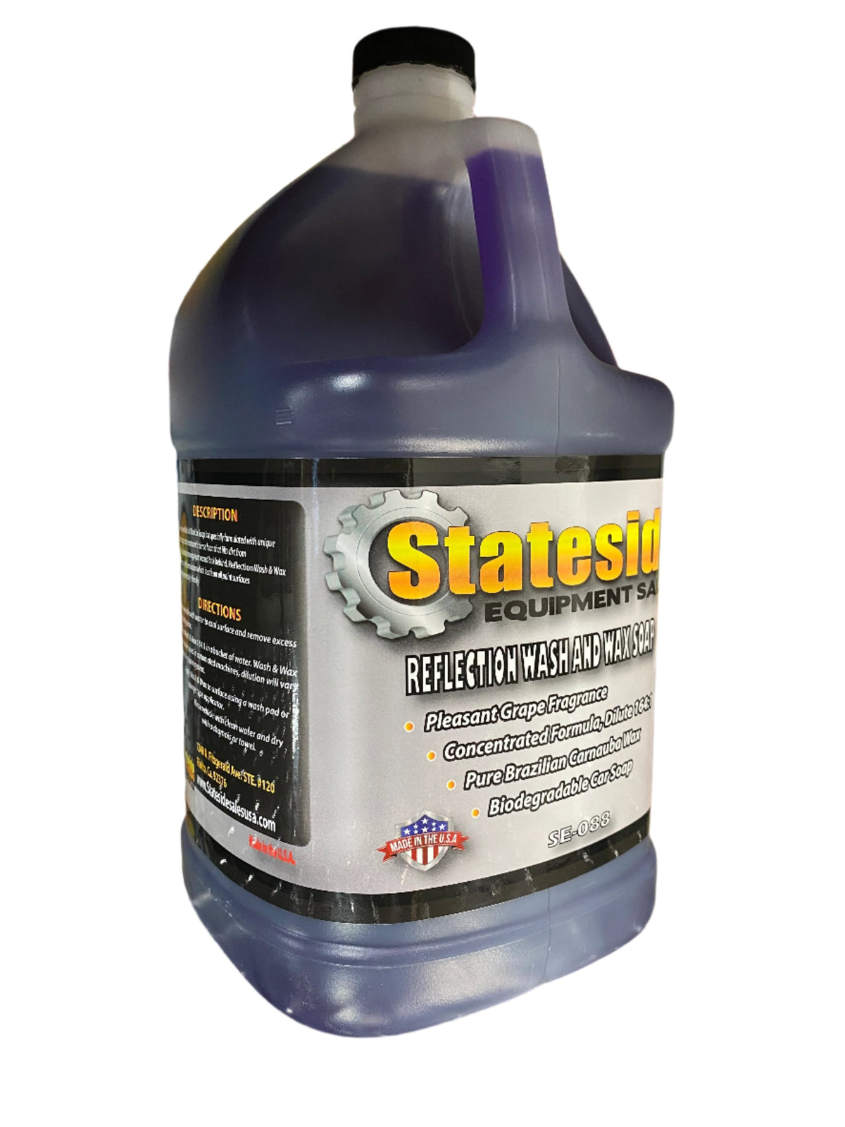 Stateside Reflection Wash & Wax Soap 1-Gallon — Stateside Equipment Sales